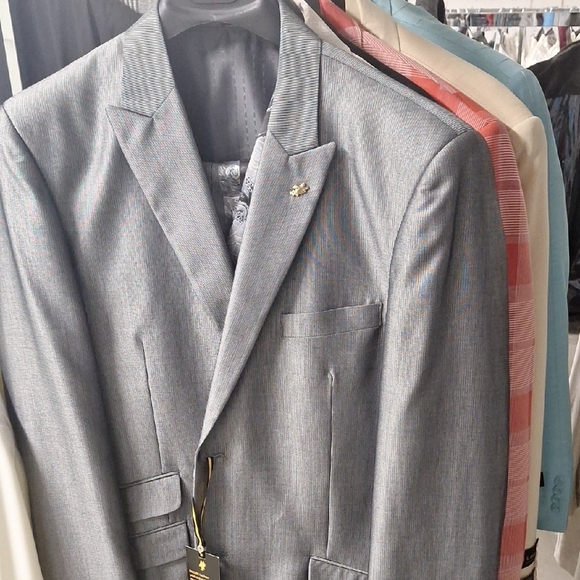 Falcone | Suits & Blazers | New Mens Gray Suit | Poshmark